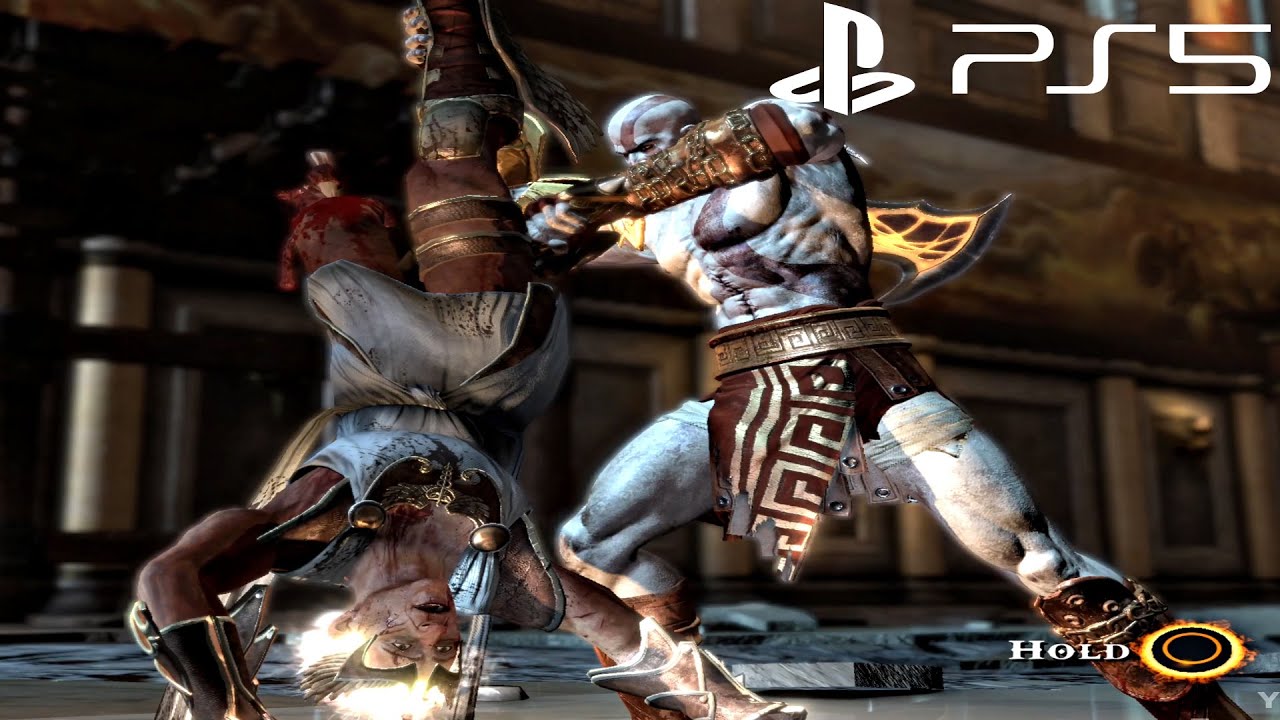 God of War 3 PS5 - HERMES God Boss Fight (4K Ultra HD) - YouTube