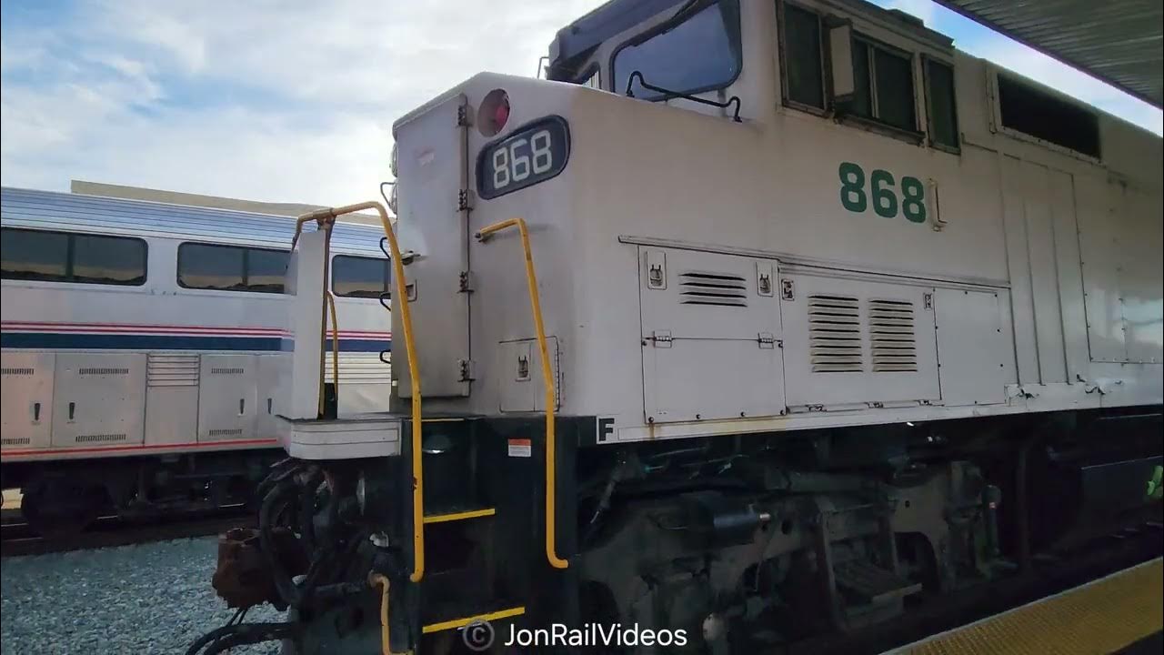 11/30/24 Pre: Metrolink 1660 with Metrolink F59PHR SCAX 868 stands by at LAUPT - YouTube