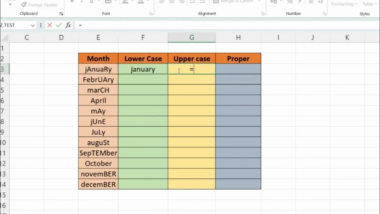 Upper Lower And Proper Formula in MS Excel | Excel Tutorial | Sohail Edu Hub - YouTube