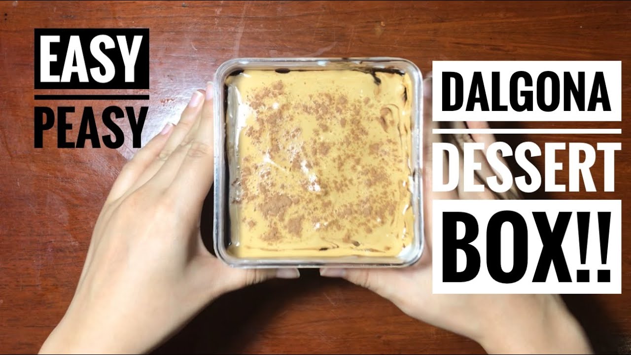 Dalgona Dessert BOX! - YouTube