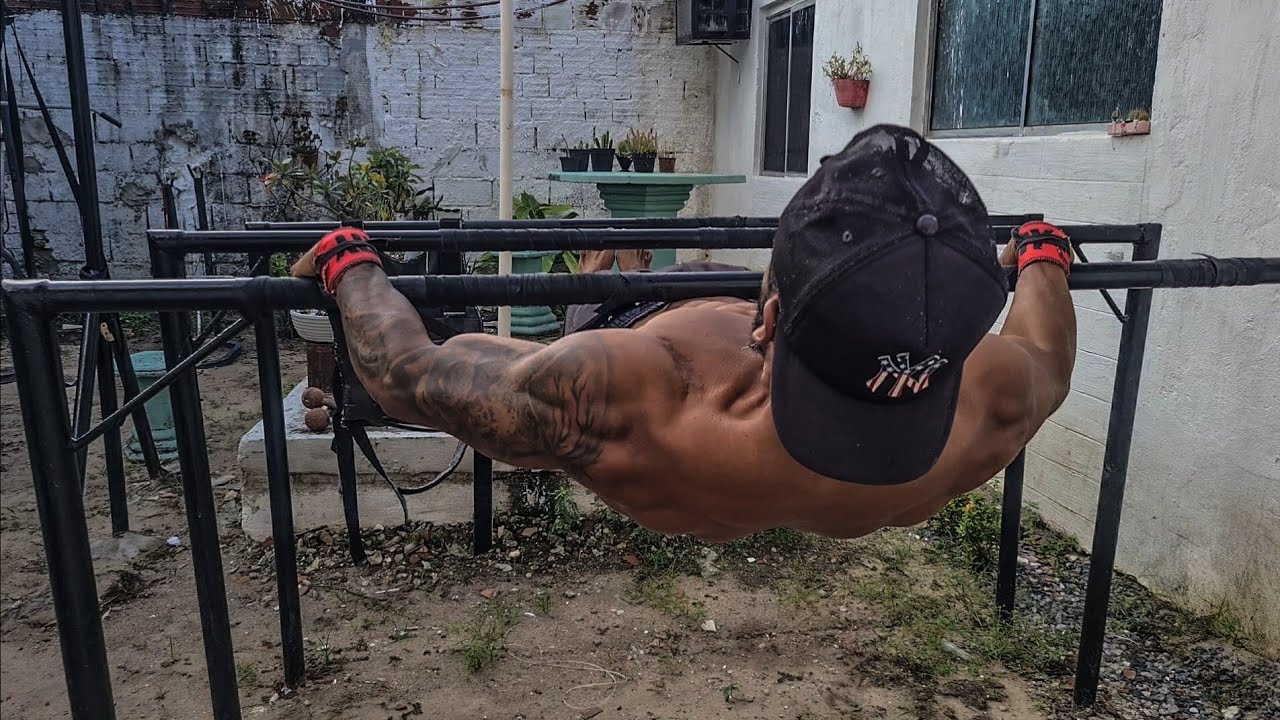 treino de pull up front lever! - YouTube