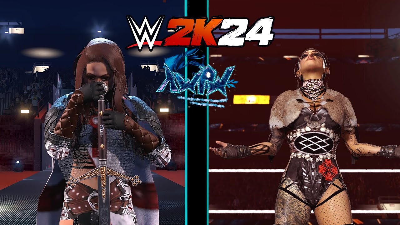 Bryony Atkinson VS Freydis (Exhibition Caw Showcase Match) WWE2K24 ...