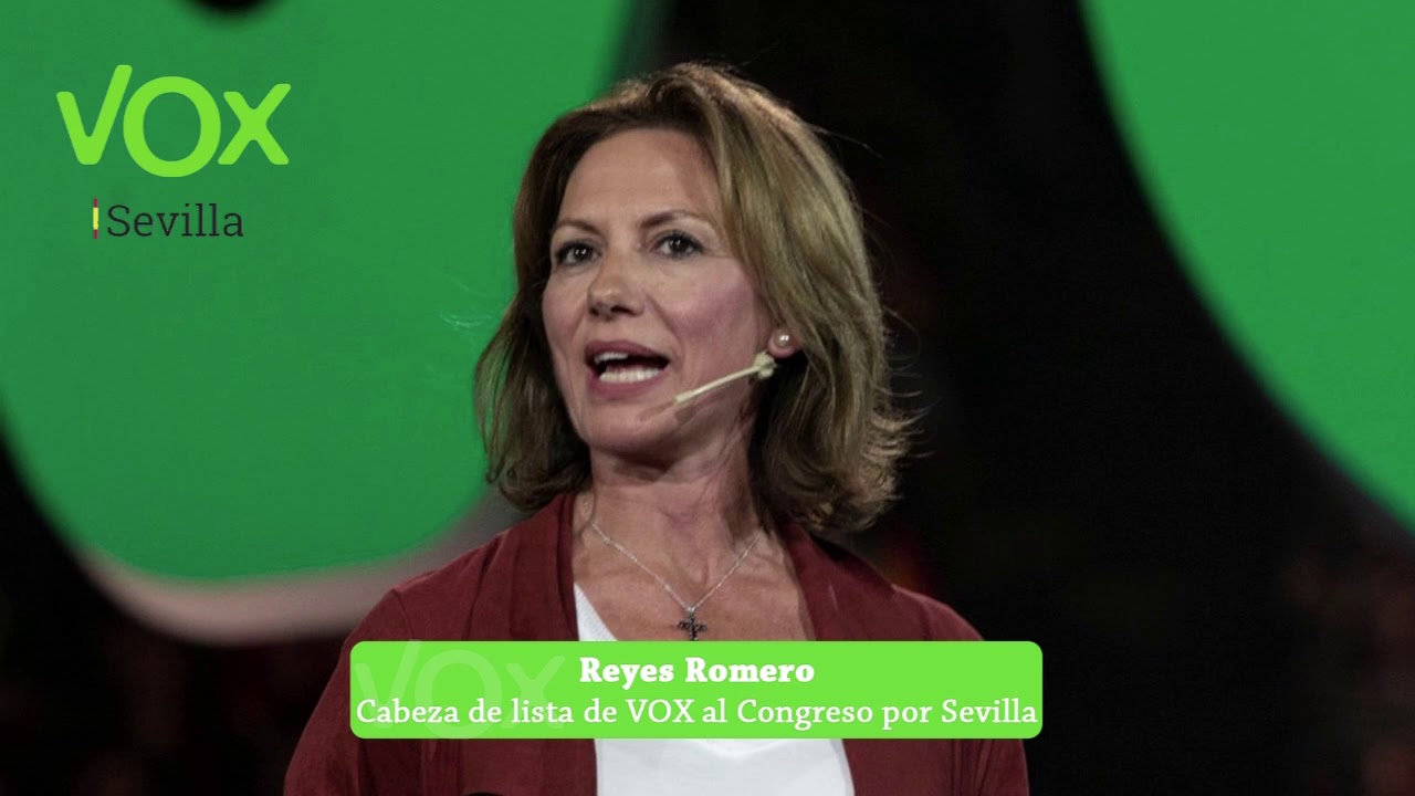 Reyes Romero repite como cabeza de lista al Congreso por Sevilla - YouTube