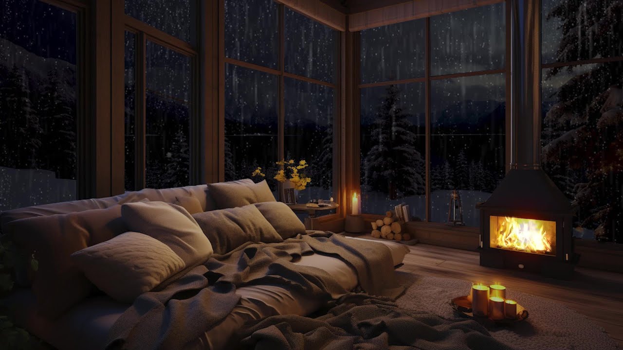 Cozy Atmosphere with Serene Rain Sounds and Thunder for a Peaceful ...