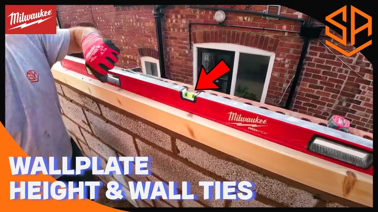 150MM CAVITY EXTENSION.. WALL PLATE, LINTELS AND WALL TIES PT 7 - YouTube