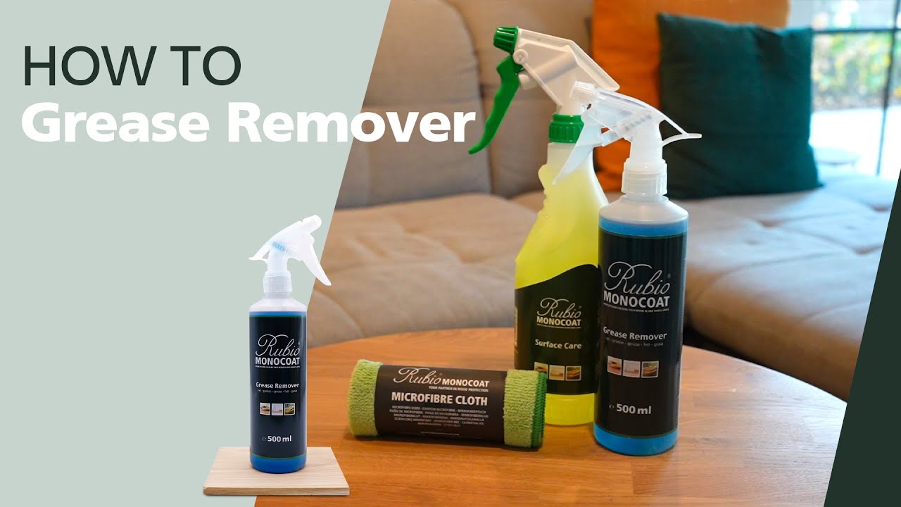 How to remove grease stains on your wooden surfaces with the Grease ...