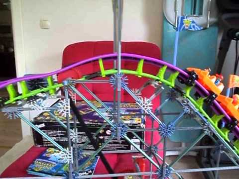 K'NEX Screamin' Serpent Roller Coaster - YouTube