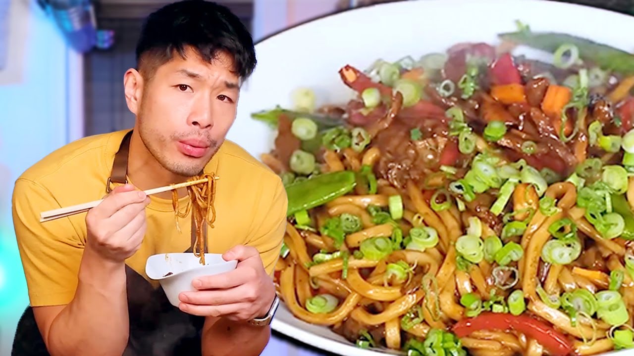 Lo Mein (Also a Demon Slayer Themed Curry) - YouTube