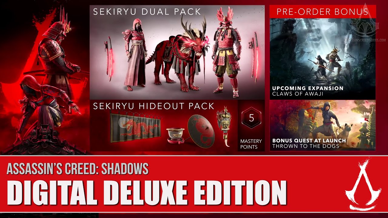 Assassin's Creed Shadows: Digital Deluxe Edition - YouTube