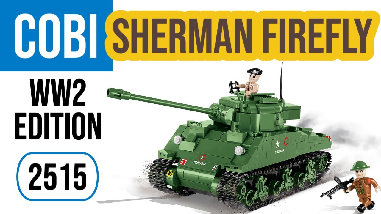 COBI 2515 Sherman Firefly Tank World War 2 Collection | Lego Speed ...