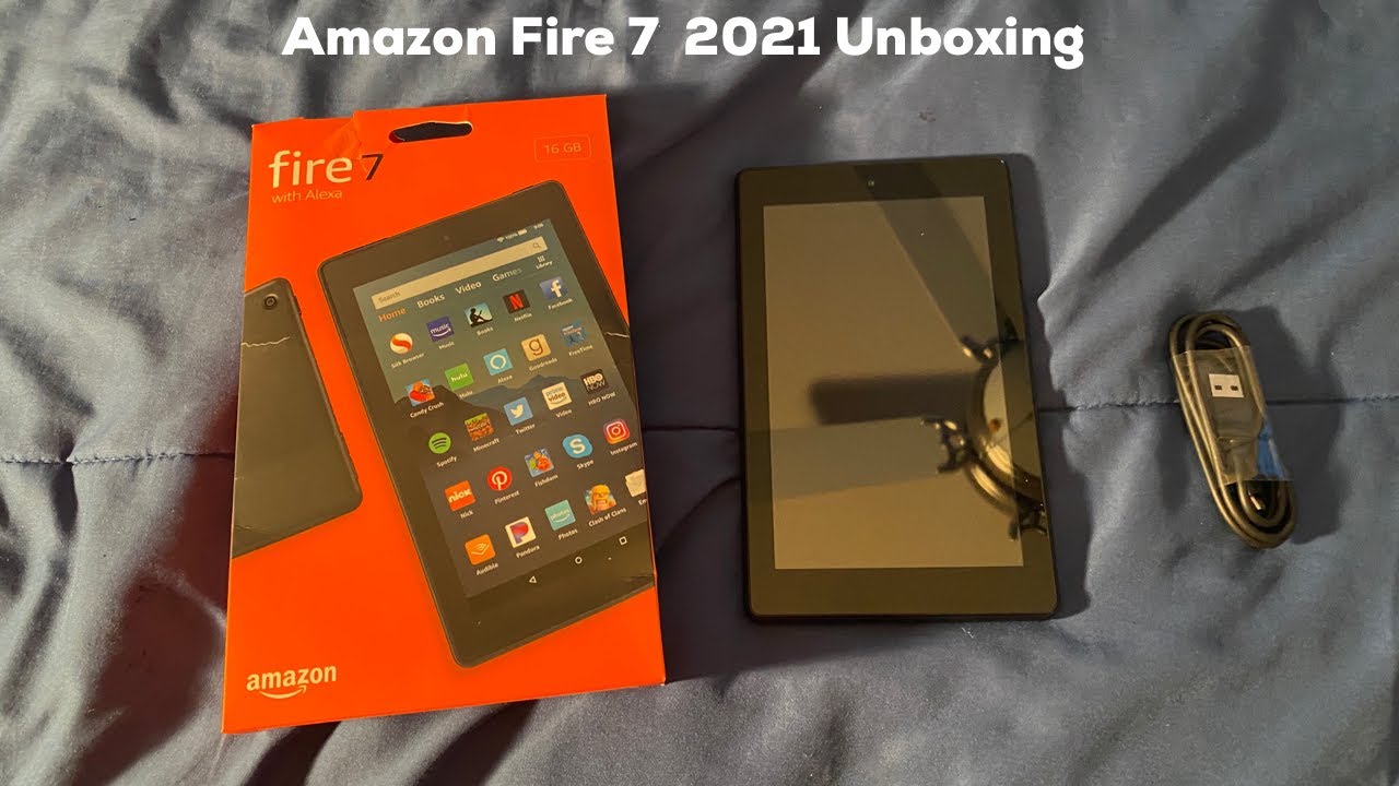 Amazon Fire 7 2021 Unboxing - YouTube
