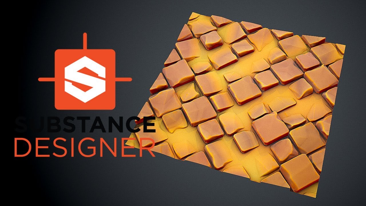Substance Designer - Stylized Tiles with Sand - YouTube