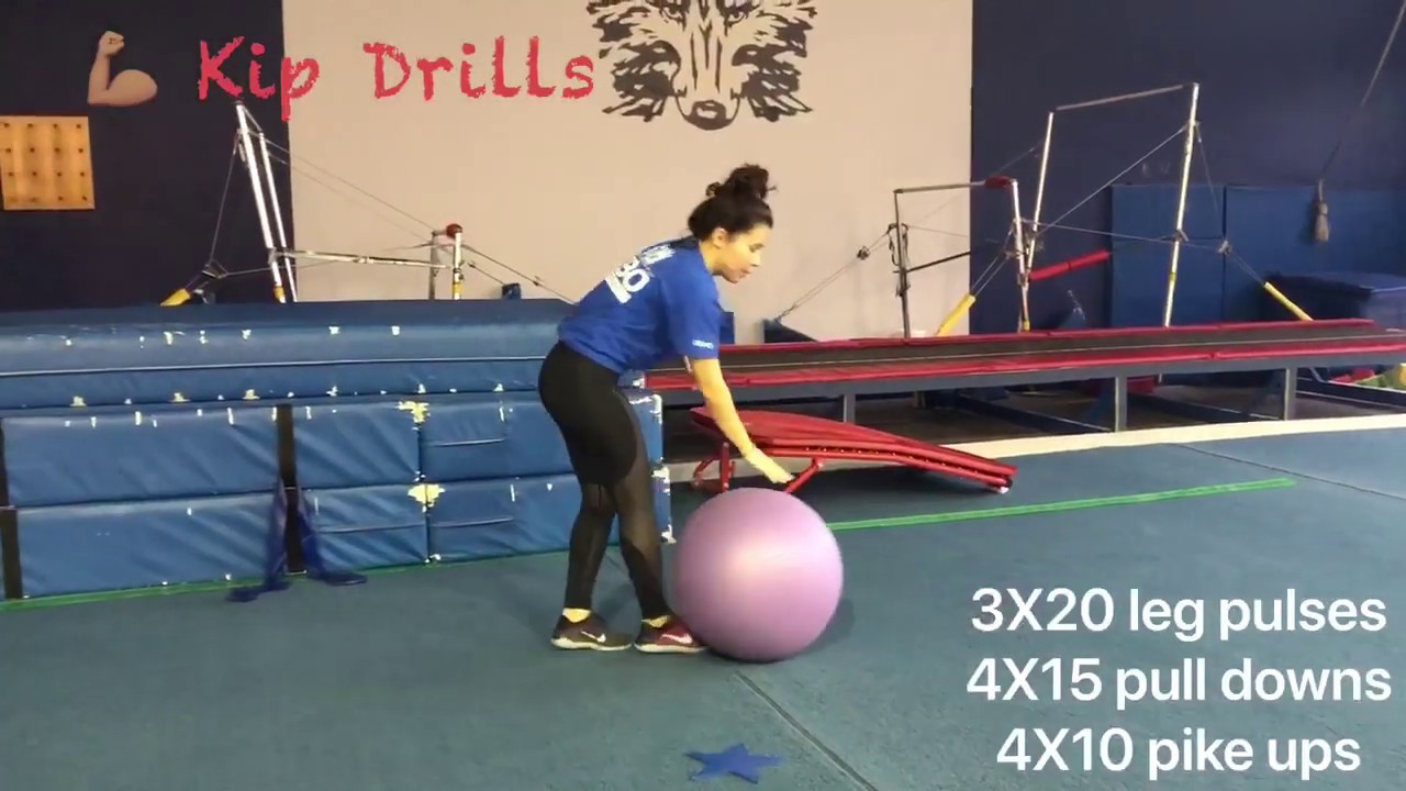 Advanced Warm Up and Kip Drills - YouTube