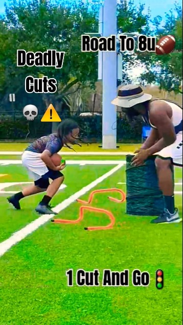 Learning To Make 1 Cut and Go #nfl #new #fitness #workout #viralshorts ...
