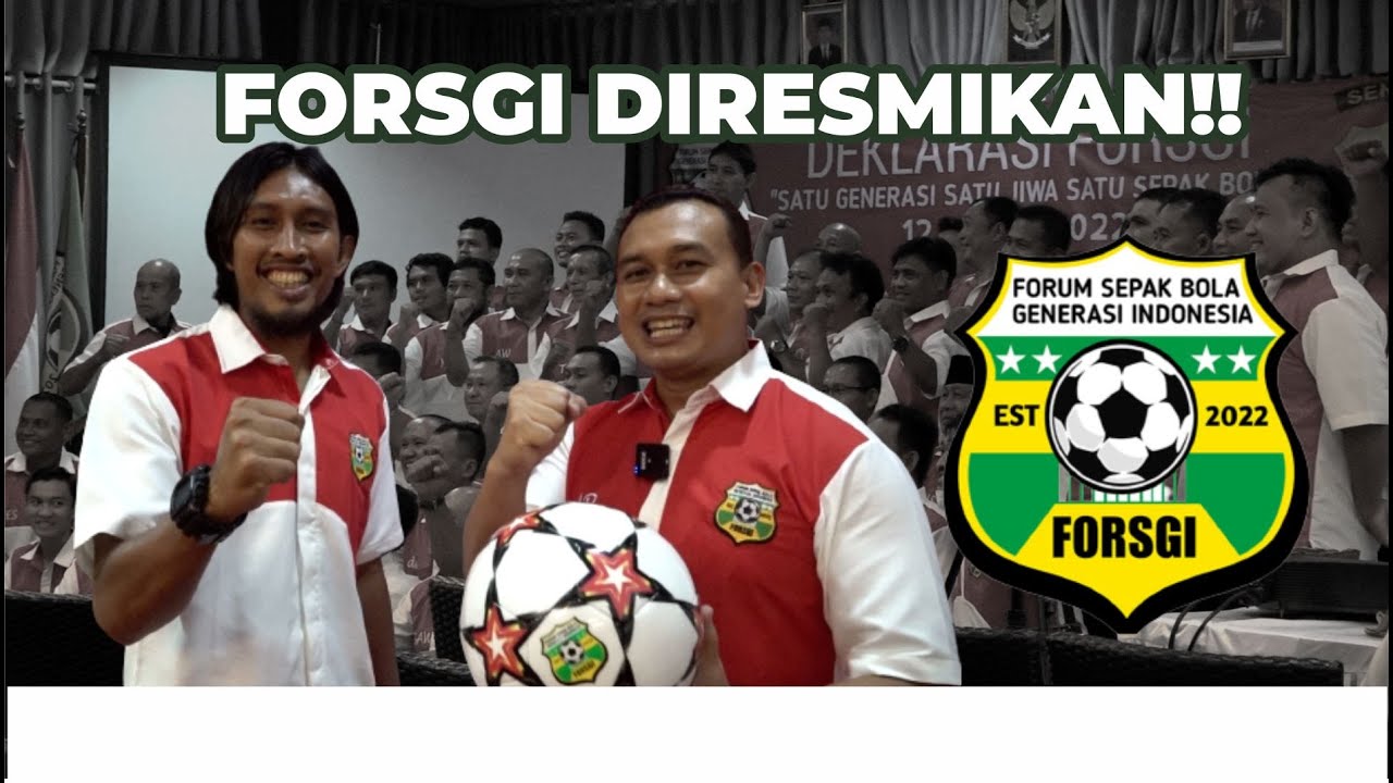 DEKLARASI FORSGI OPTIMIS SAMBUT PIALA DUNIA 2022 | MENCETAK PEMAIN ...