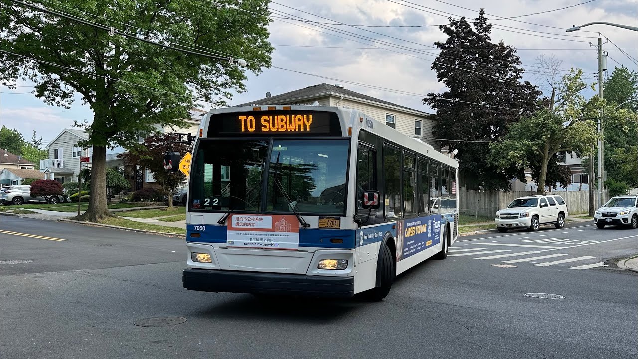 MTA NYCT: 2011 Orion vii 3G #7050 onboard on the S.I.R. Shuttle - YouTube