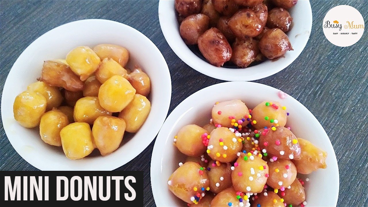 sweet little donuts drops made so easy and quickly - YouTube