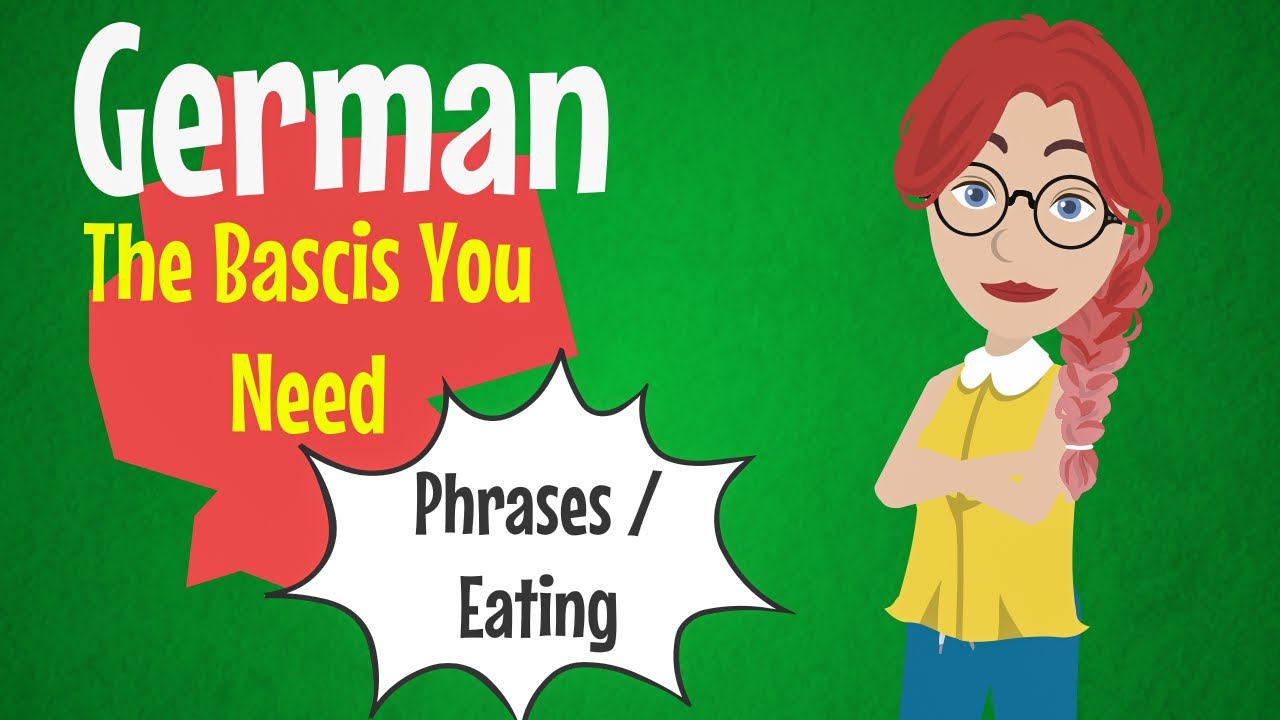 A1 German Lesson 2 | Deutsch Lernen | Phrases and Eating - YouTube