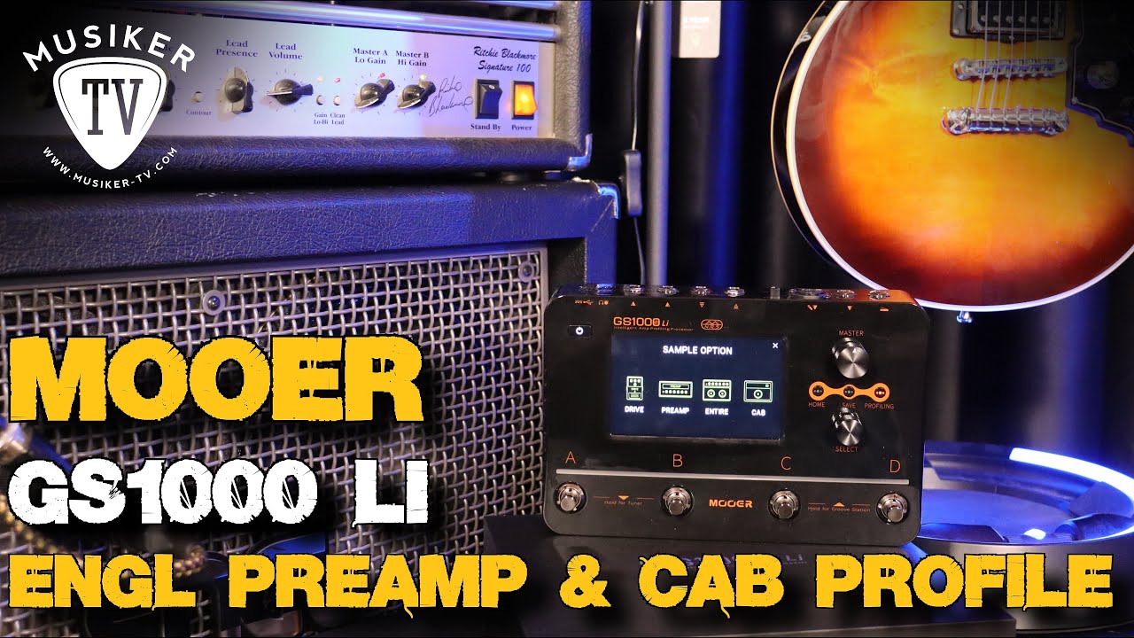 Mooer GS1000 Li - ENGL Preamp and Cab Profile - YouTube