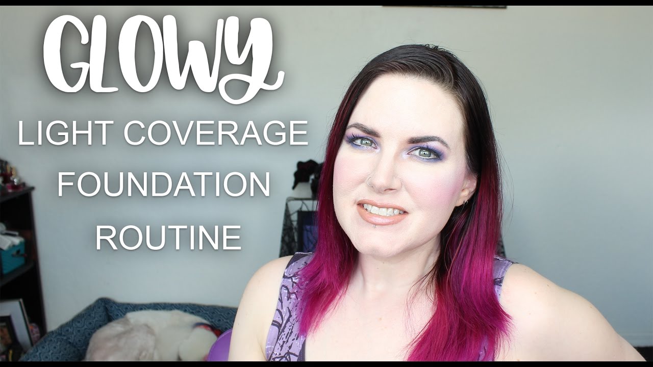 Glowing Light Coverage Foundation Routine for Problem Skin - YouTube