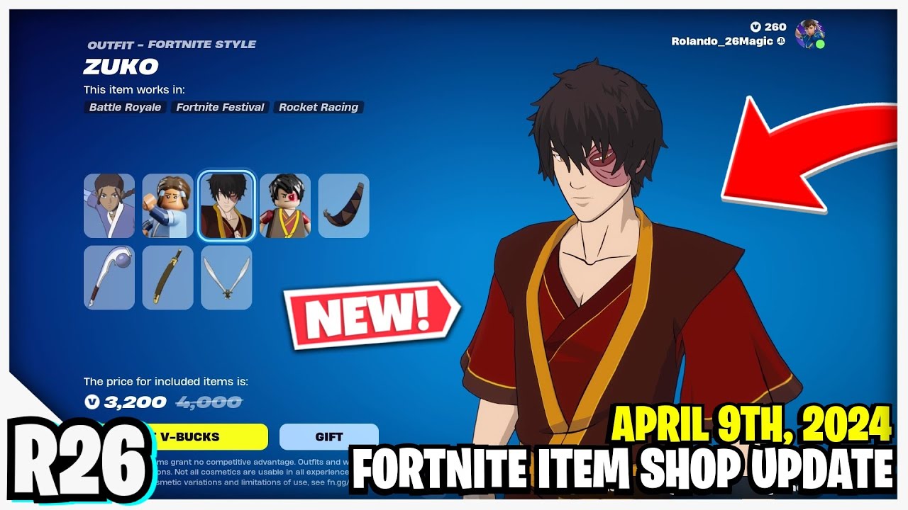 Fortnite Item Shop *NEW* AVATAR SKINS UPDATE TODAY! - YouTube