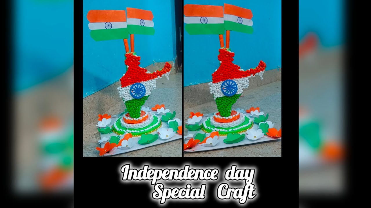 Independence day special Craft idea 🇮🇳💗| 15 August school project idea ...
