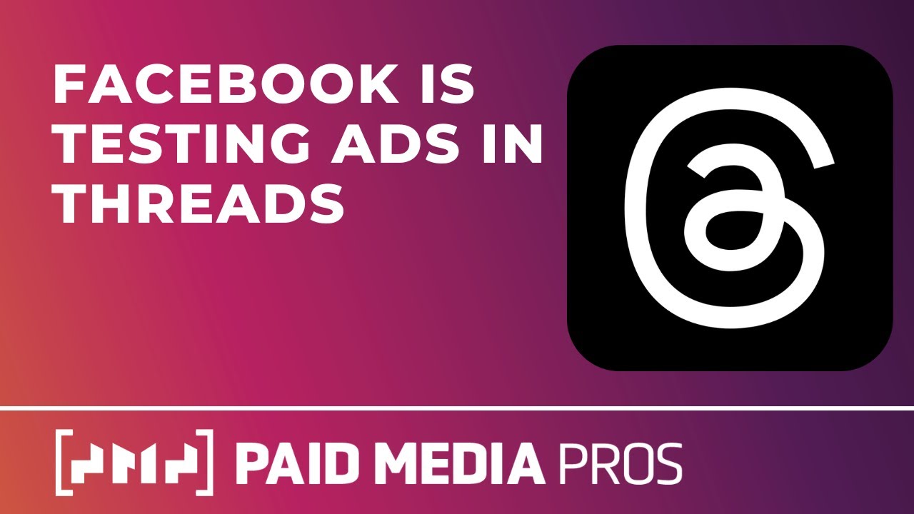 Facebook Announces Theads Ads - YouTube