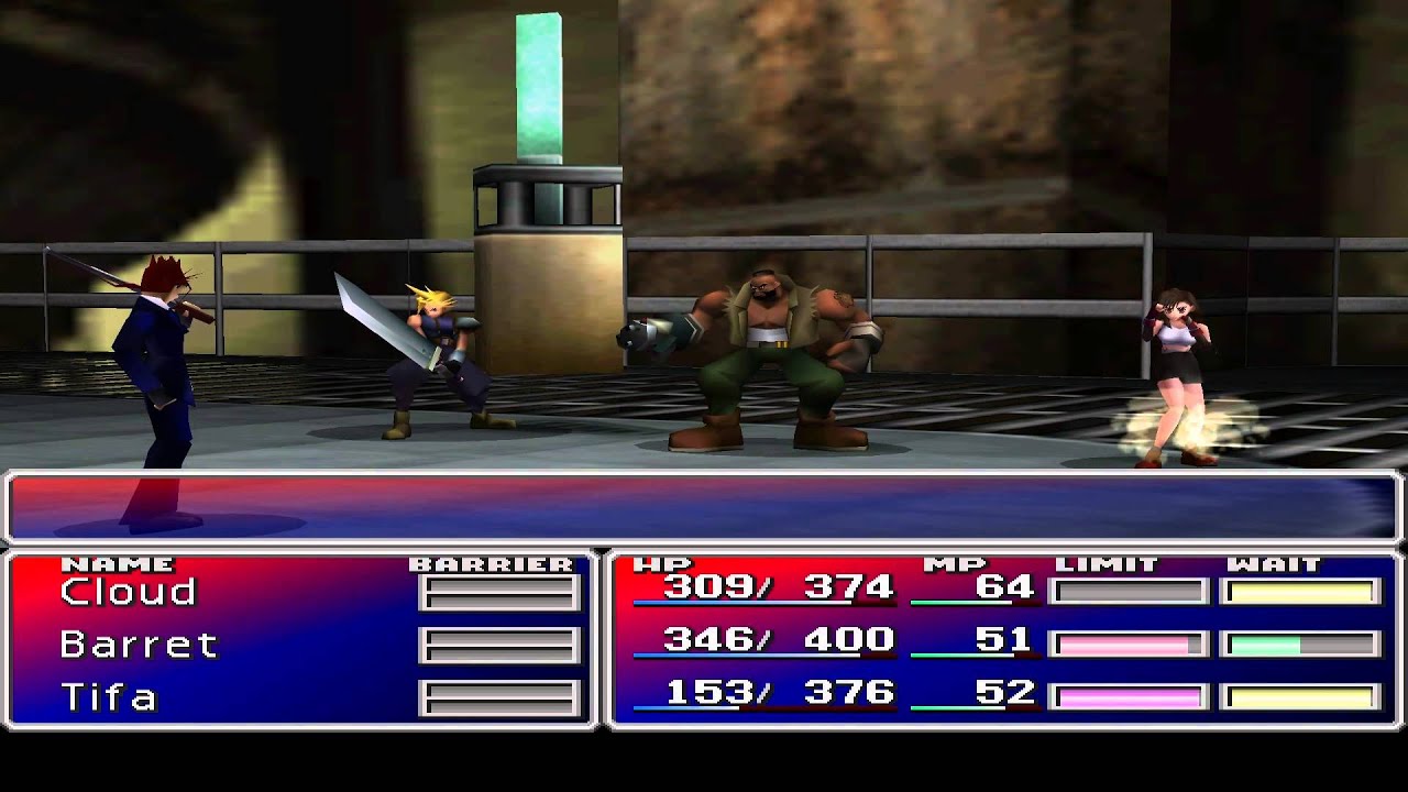Final Fantasy VII - Reno Of The Turks Boss Fight - YouTube