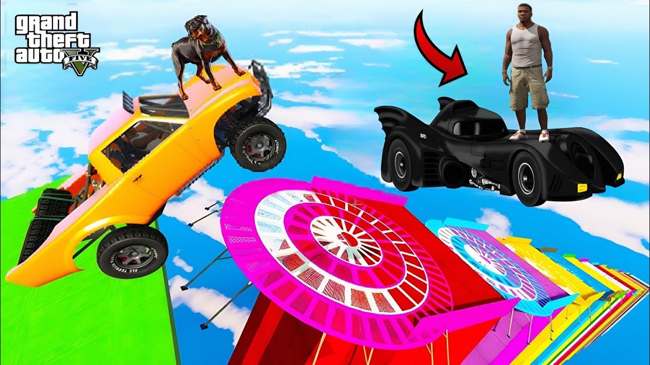 CHOP AND FRANKLIN TRIED THE IMPOSSIBLE MEGA RAMP IN THE WORLD BEST RAMP ...