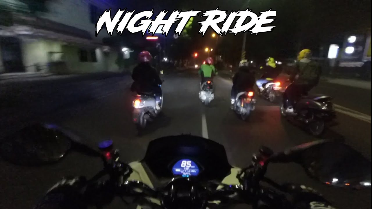 Night Ride Lembang!!! Pcx Beat Scoopy Vario Sonic MP5 (Part II) - YouTube