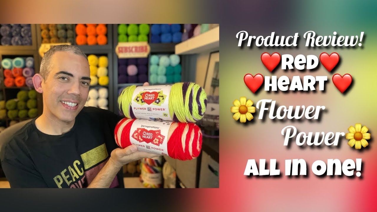 Product Review: Red Heart All In One Flower Power! - YouTube