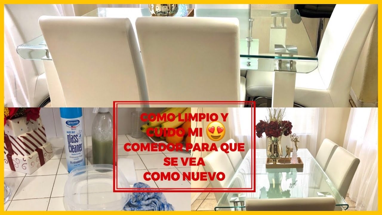 COMO CUIDO Y LIMPIO MI COMEDOR - YouTube