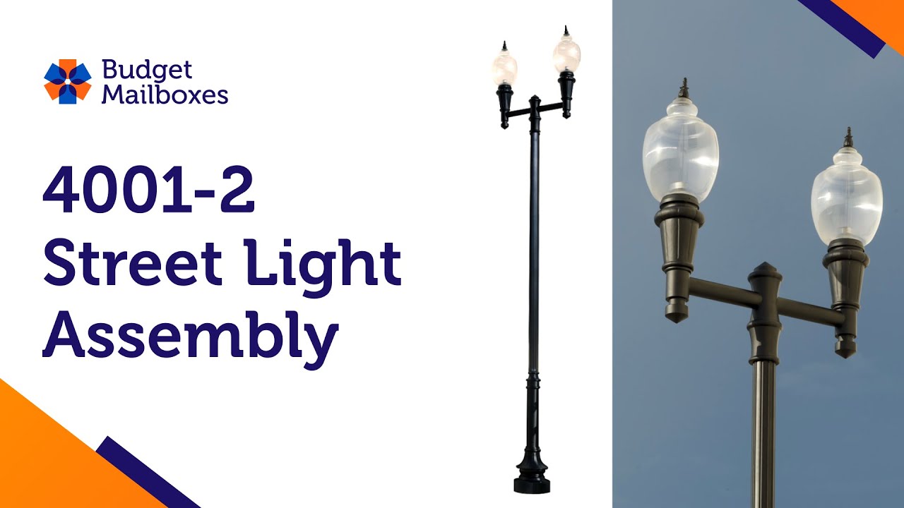 4001 2 Street Light Assembly - YouTube