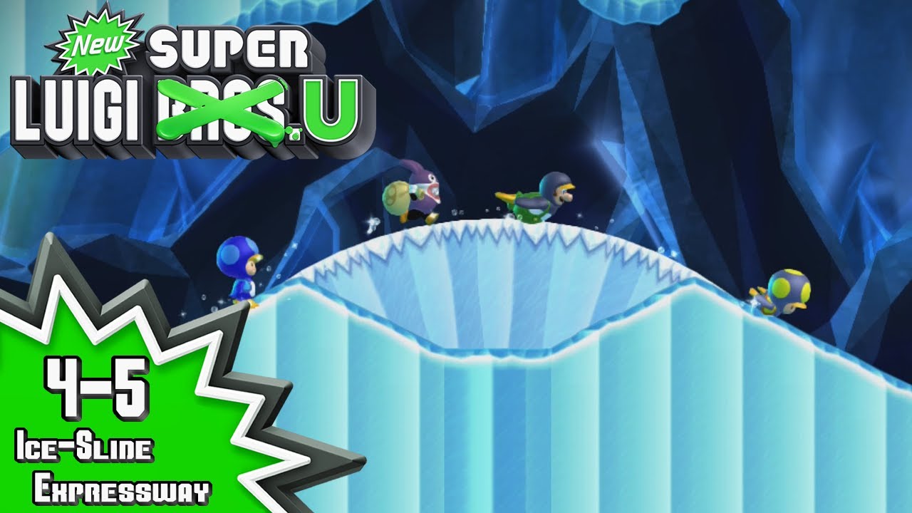 New Super Luigi U - 3-5: Ice-Slide Expressway - YouTube