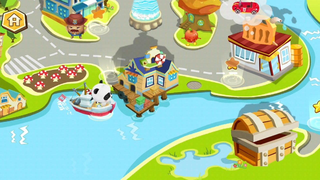 BAYI PANDA KIKI MENGENDARAI KAPAL LAUT MELEWATI RINTANGAN LABIRIN ...