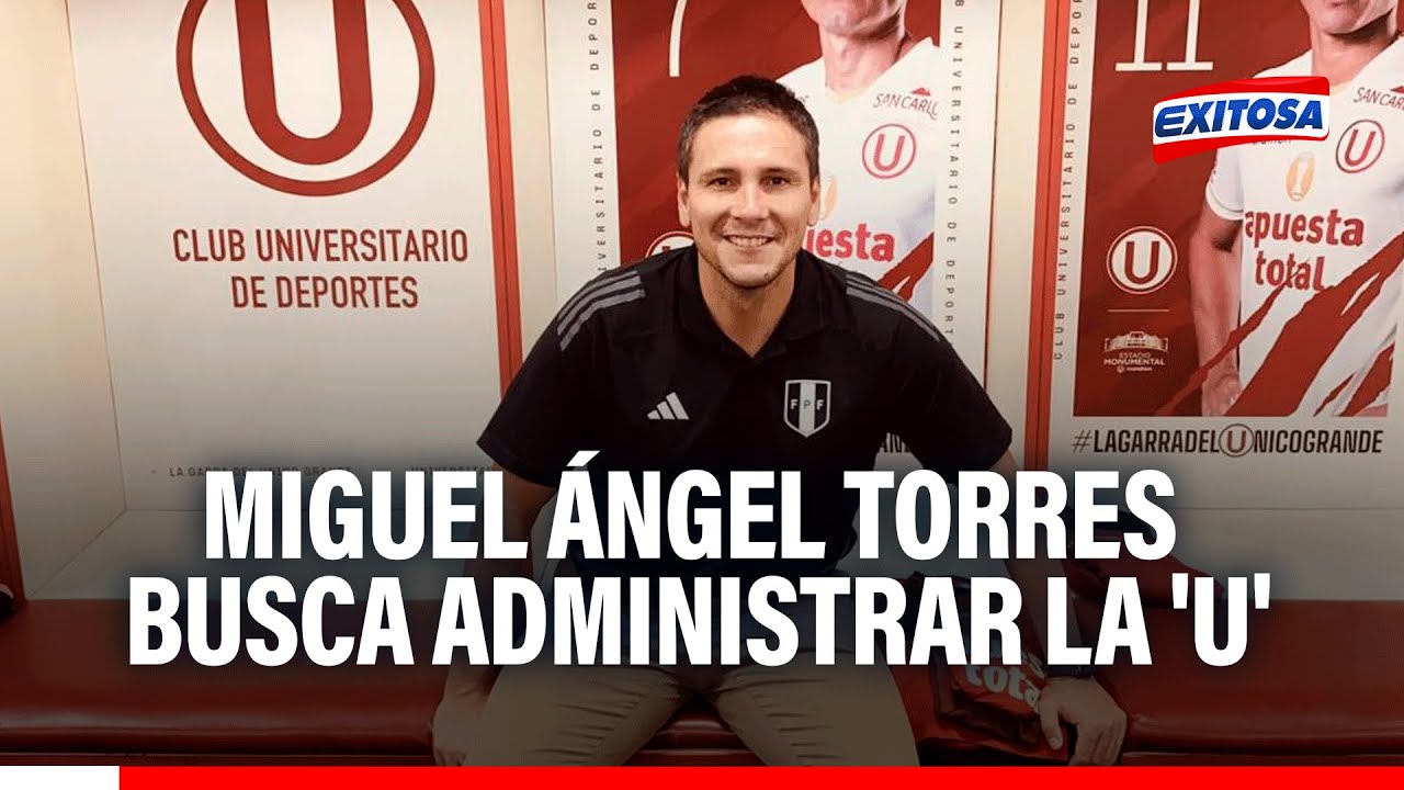 🔴🔵Miguel Ángel Torres busca ser administrador de la 'U': Este es su plan de trabajo - YouTube