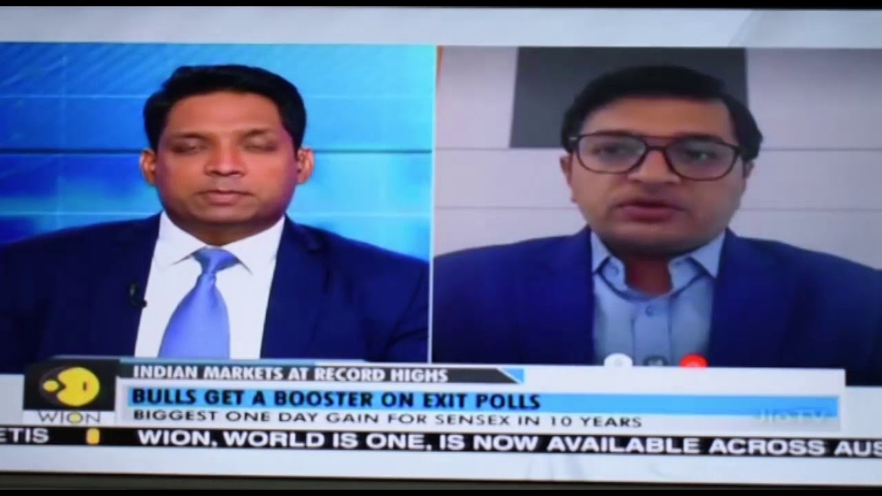 Mustafa Nadeem, CEO of Epic Research Live on WION news on their ...