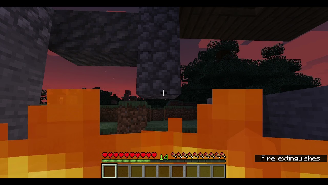 MINECRAFT FIRE EXTINGUISHING NOISE | ONE MINUTE STRAIGHT | MINECRAFT 1. ...