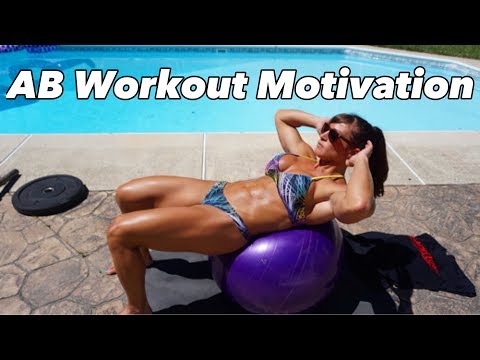 AB Workout by the Pool | Summer Fitness Motivation