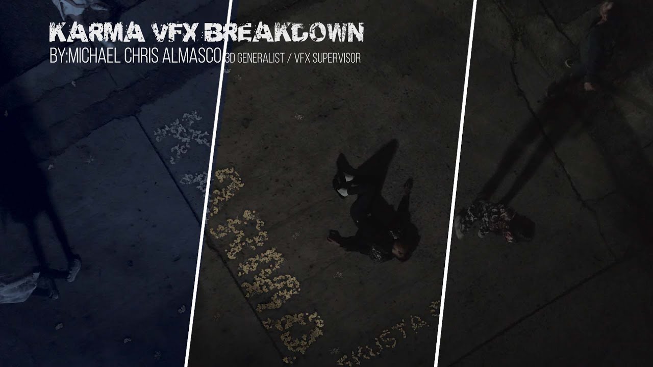 KARMA MV (BTS) - 3D VFX Breakdown by Michael Almasco - YouTube