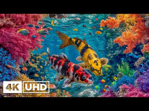 En İyi 4K ULTRA HD Akvaryumda Deniz Hayvanlarına Hayran Kalın - Büyüleyici Sualtı Dünyasına Dalın