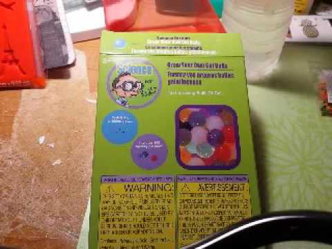 SCIENCE FOR KIDS - GROW YOUR OWN GEL BALLS - YouTube