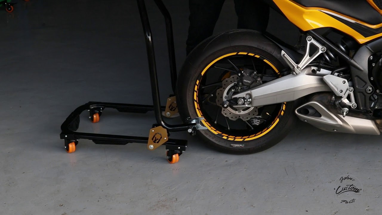 John's Custom Bike Stand - YouTube