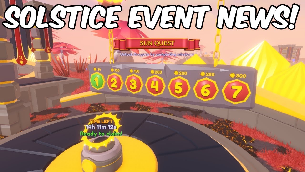 SUN QUEST - 2024 SOLSTICE EVENT NEWS! ☀️ | Dragon Adventures - Roblox ...