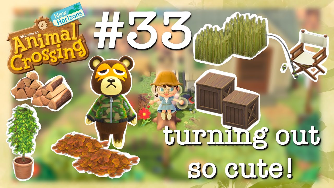 Decorating a SUNKEN AREA in the FOREST for Ike - ACNH (QUINOA) #33 ...