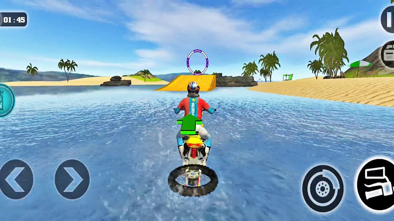 Indian Motocross Bike Surfing Racing Game | Bike Stunt Game 3D | Game ...