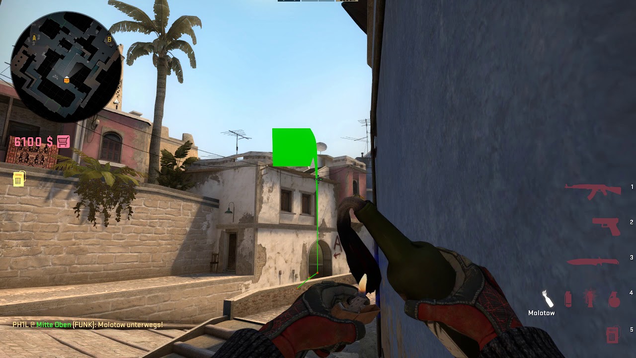 CSGO: Mirage Mid Utility - YouTube