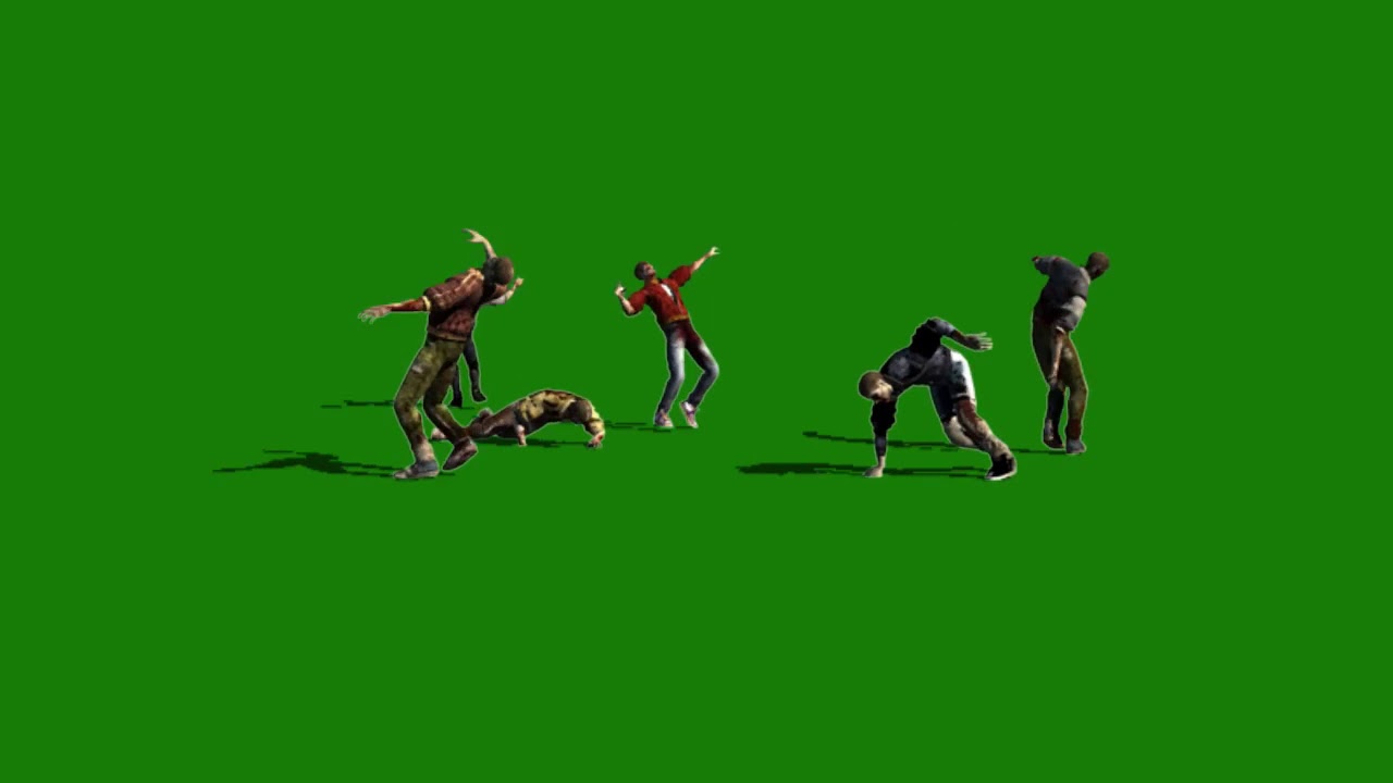 Zombie Attack green screen video|Part 23| - YouTube