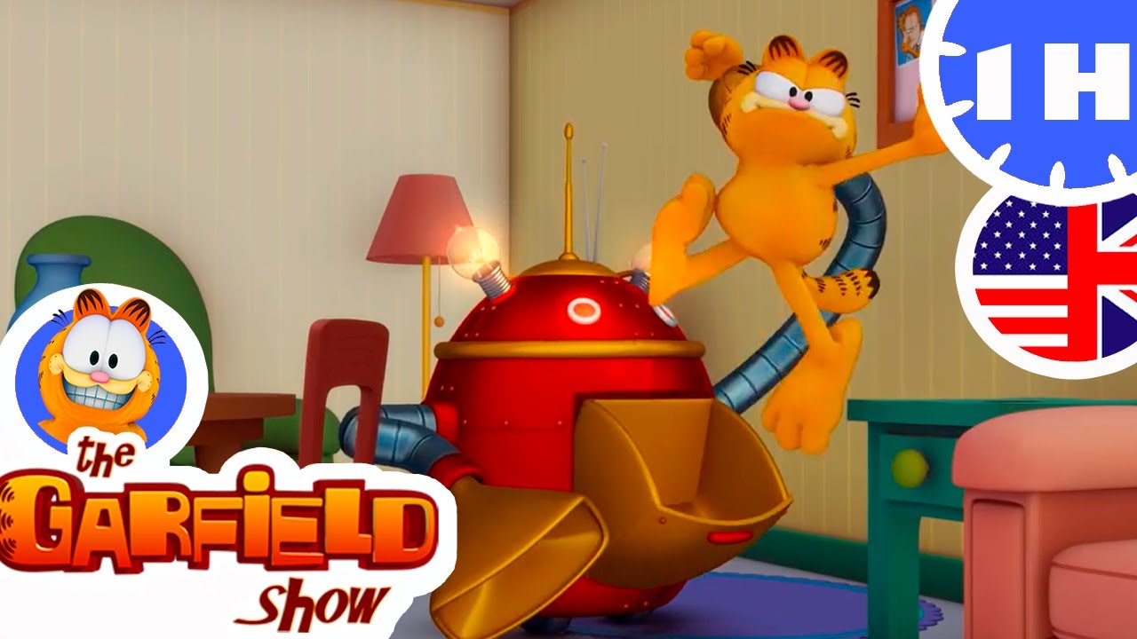 🤖 Garfield gets played by robots ! 🤖 - Garfield complete episodes 2023 ...