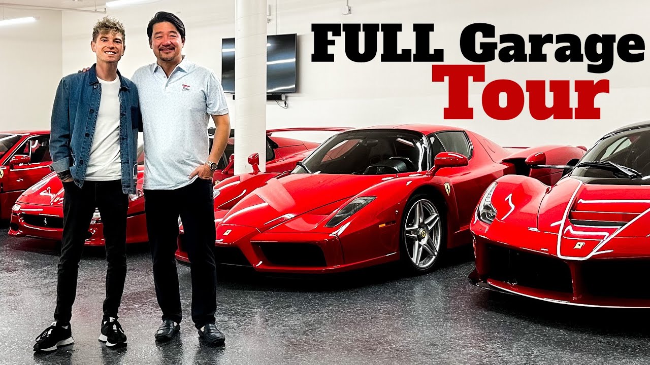 Full Walkthrough of @ferraricollectordavidlee 's INSANE Car Collection ...